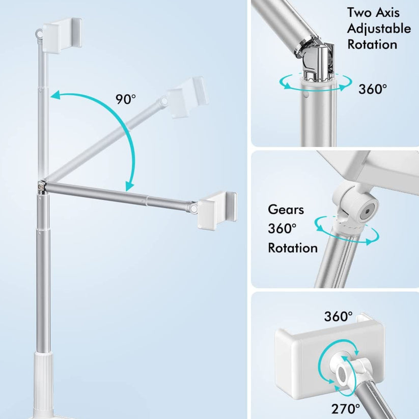 Paparazzo Overhead Adjustable Phone Stand For Desk or Bed